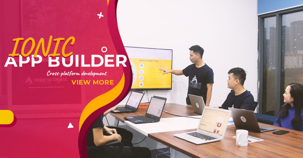 Ionic app builder and mobile development