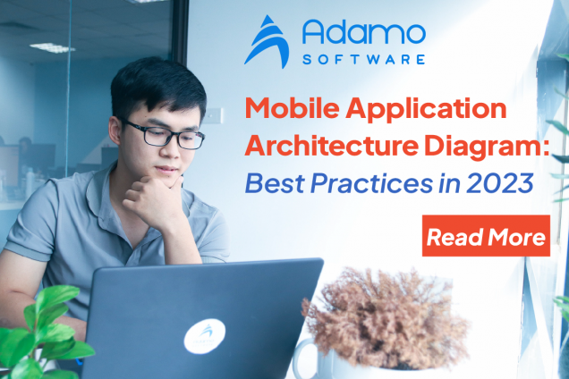What is mobile application architecture diagram?
