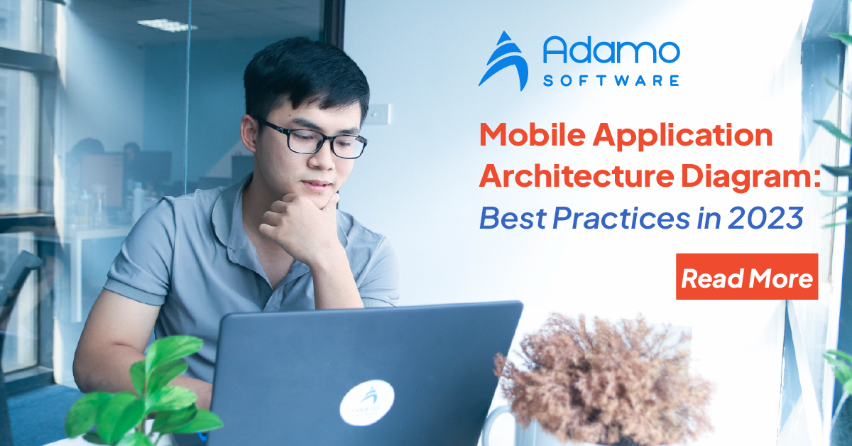What is mobile application architecture diagram?