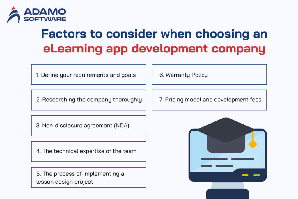 Pro tips to choose the ideal eLearning app development company