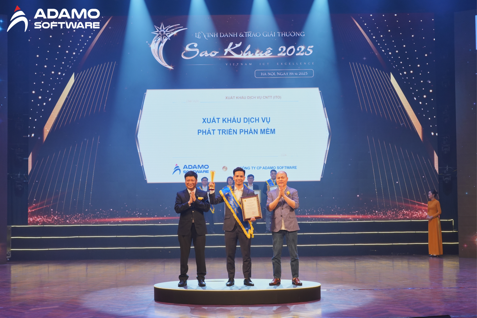 Adamo wins Sao Khue Award 2025 for Software Outsourcing Vietnam two ...