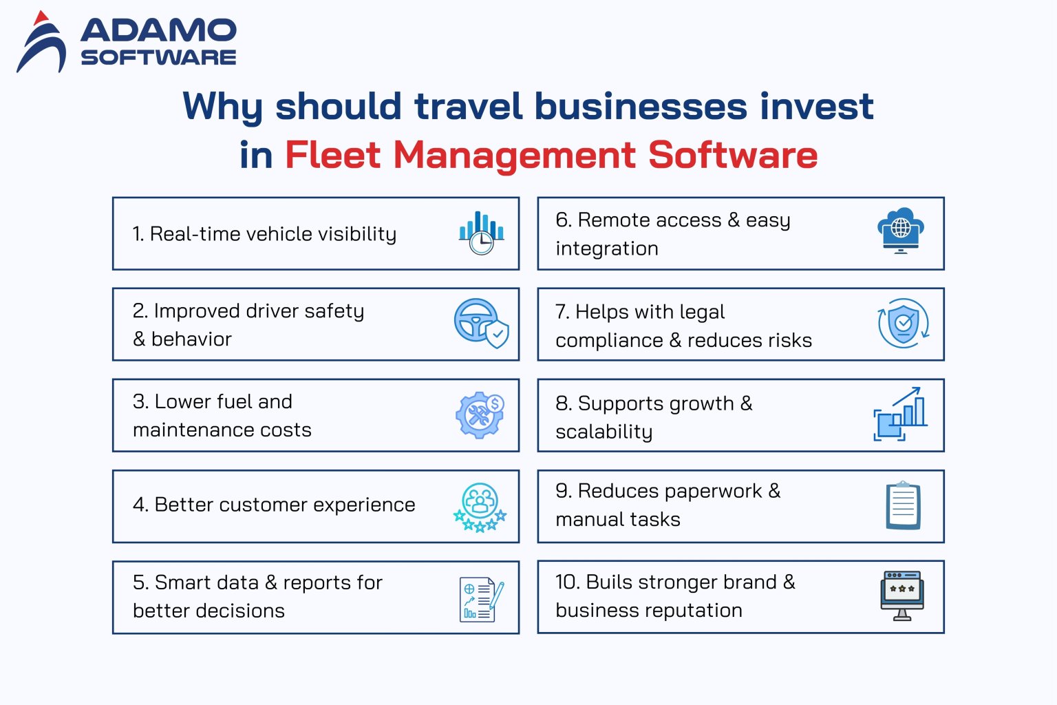 Fleet Tracking Software: A game changer in travel industry | Adamo Software