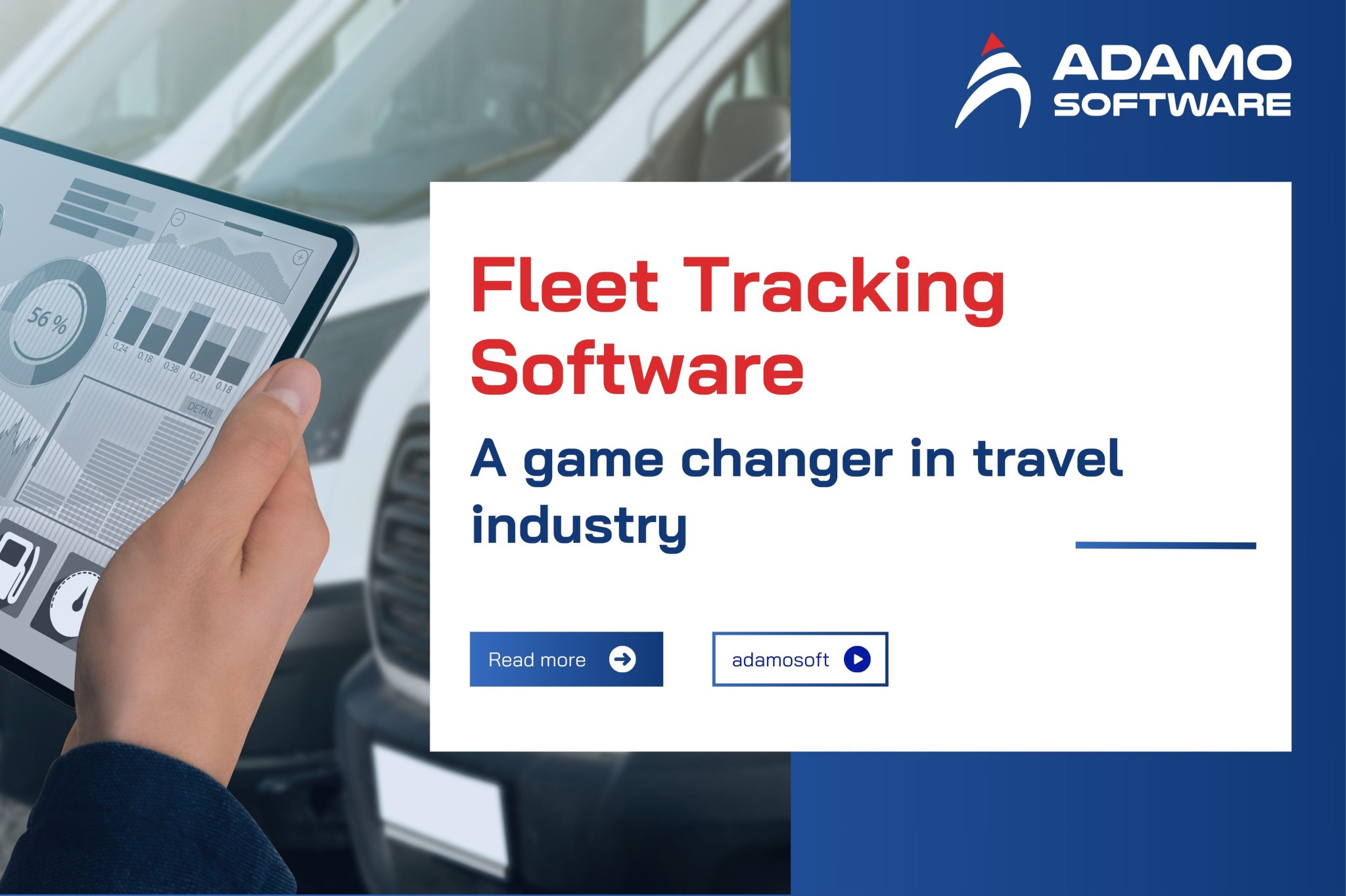 Fleet Tracking Software: A game changer in travel industry | Adamo Software
